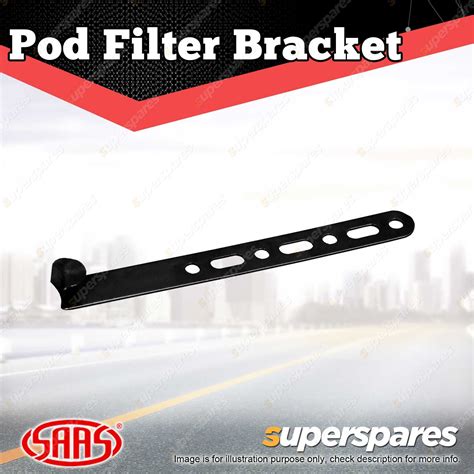 Saas Pod Filter Bracket Black Universal Fitment Pod Filter Accessories