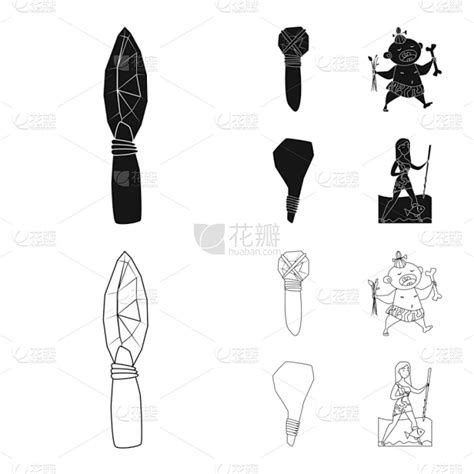 史前时代 食品 技术 女人 草 尖的 河流 发展 赤脚素材 花瓣网