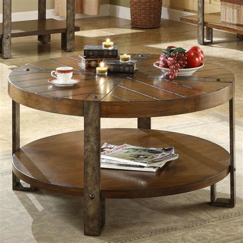 Wood Round Coffee Tables Ideas On Foter