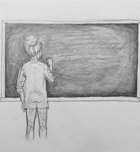 Classroom Drawing Sketch
