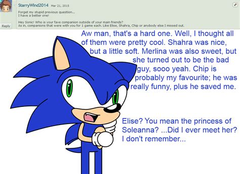 Ask Sonic 6 By Gamingingreen13 On Deviantart