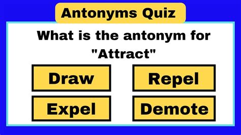 Outsmart Everyone Can You Pass This Antonym Quiz English With Js