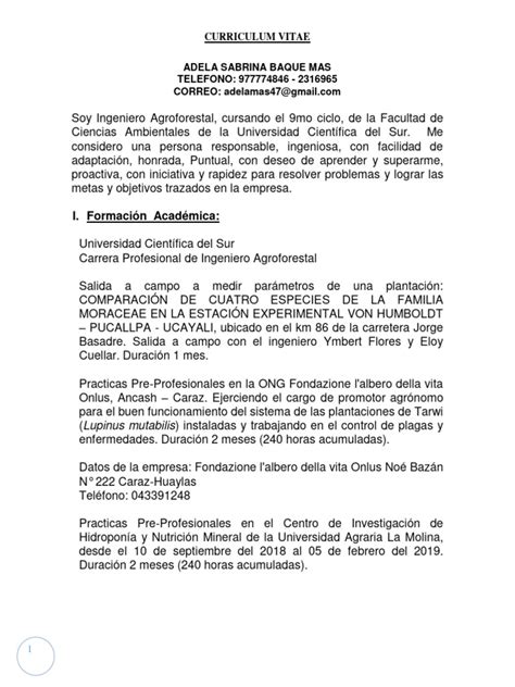 Baquer Mas Adela Sabrina Pdf Botánica Agricultura