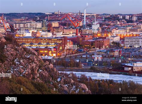 Aerial View Of The City Cityscape Of Gothenburg Goteborg Goteborg Hi
