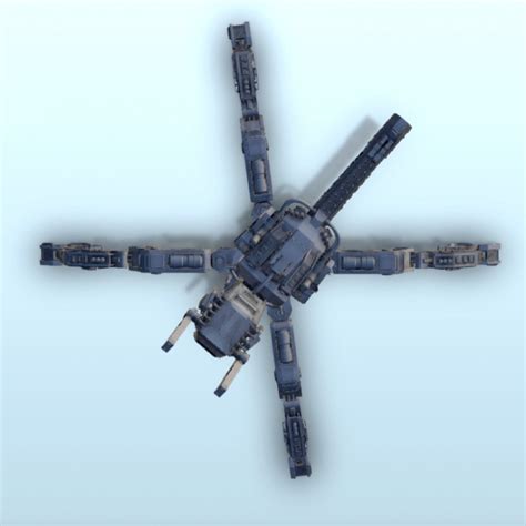 3d Printable Man Portable Sci Fi Laser Gun On Bipod 5 Battletech Mechwarrior Scifi Science