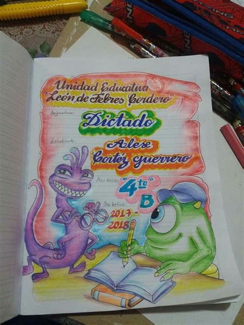 Carátula Niño Portadas De Cuadernos Dibujos Para Caratulas