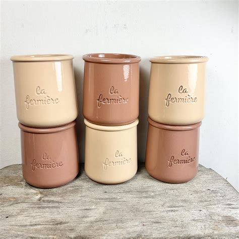 La Fermière Yogurt Pots Etsy