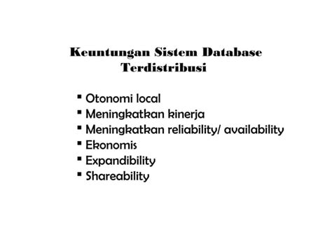 Database Terdistribusi Ppt