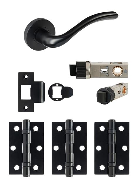 Jtdp71710 Jigtech Solar Internal Passage Door Pack In Matt Black