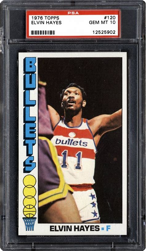 1976 Topps Elvin Hayes Psa Cardfacts®