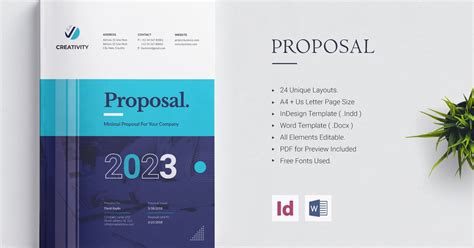 Proposal Print Templates Ft Proposal Template And Project Proposal Envato