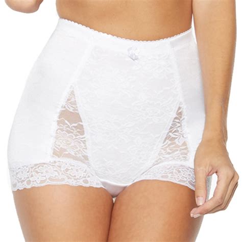 Rhonda Shear Pinup Girl Lace Control Panty White Bras And Underwear