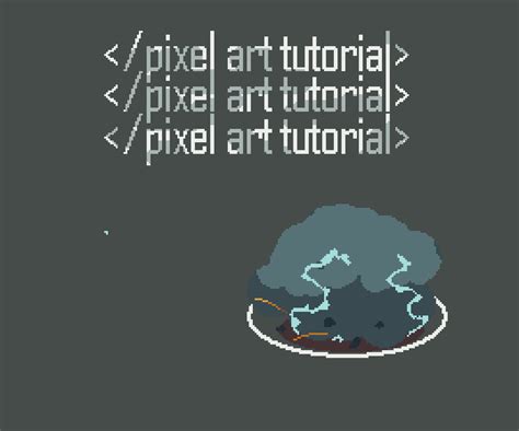 Pixel Art Tutorial Lightning Vfx By Penusbmic