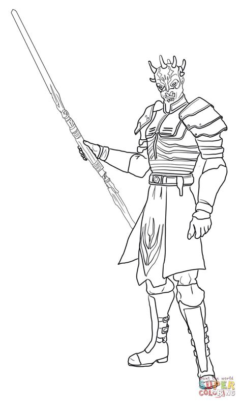 Savage Opress Star Wars Coloring Book Coloring Pages Star Wars Drawings