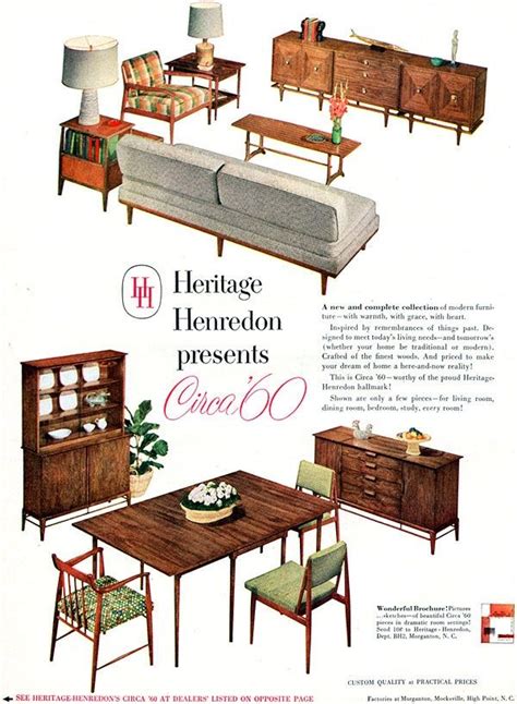 Heritage Henredon Mid Century Modern Furniture Henredon Furniture