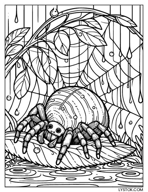 7 Gratis Målarbilder Att Skriva Ut Spindel För Vuxna Och Barn Pdf