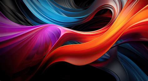 Premium Ai Image Modern Multicolour Abstract Wave Background