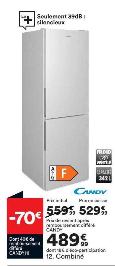 Offre Combiné Candy Chez But