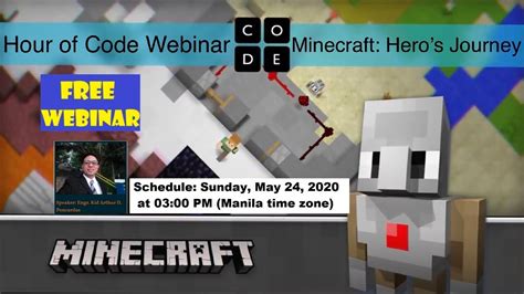 Blockly Coding With Minecraft Heros Journey Webinar Batch 1 Youtube