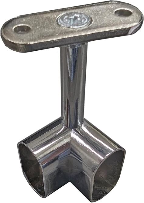 90 Degree Bracket Heavy Duty Wardrobe Corner Closet Rod