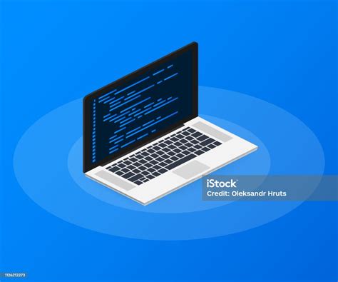 Vetores De Conceito De Codificação Portátil Isométrica Desenvolvedor Web Design Programação