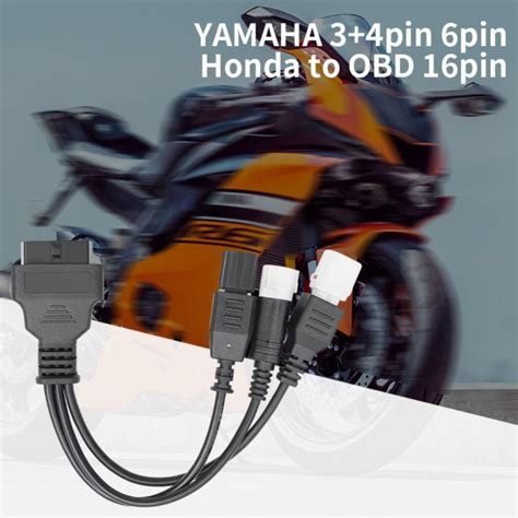 【ready Stockandcod】for 3pin4pin Honda 6pin Motorcycle Obd Diagnostic