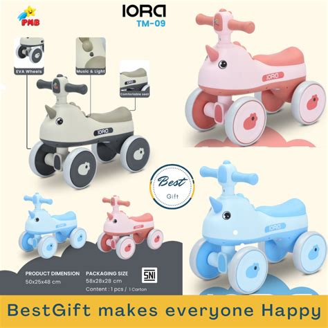 Jual Pmb Ride On Iora Tm09 Eva Wheels Music And Light Comfortable Seat Shopee Indonesia