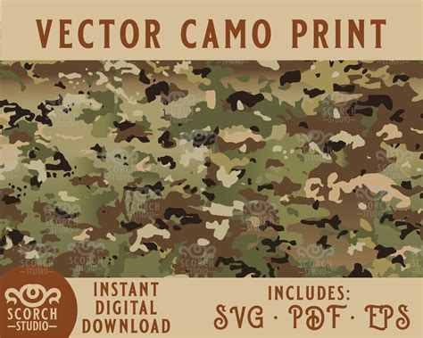 Operational Camouflage Pattern Ocp Vector Camouflage Pattern Digital