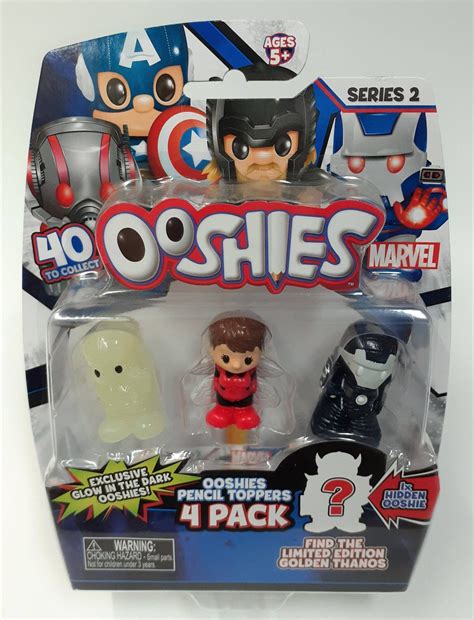 Ooshies Marvel Series 2 Sml Pack 4 Ebay