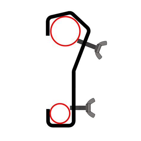 Hook Clamp Double Ended Doughty Engineering