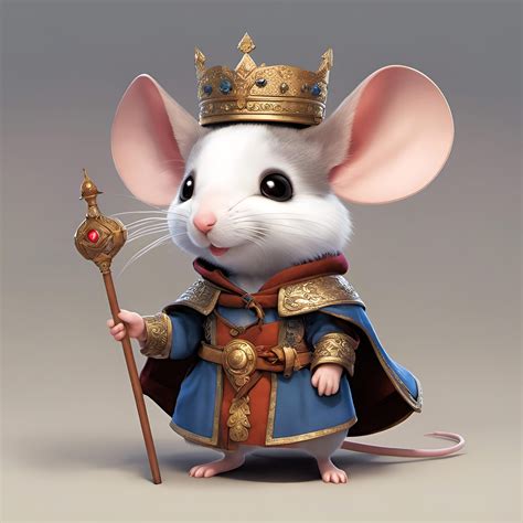 Download Ai Generated Mouse King Royalty Free Stock Illustration Image