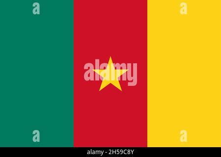 Flag Of Cameroon Cameroon Flag Official Colors And Proportion Digital