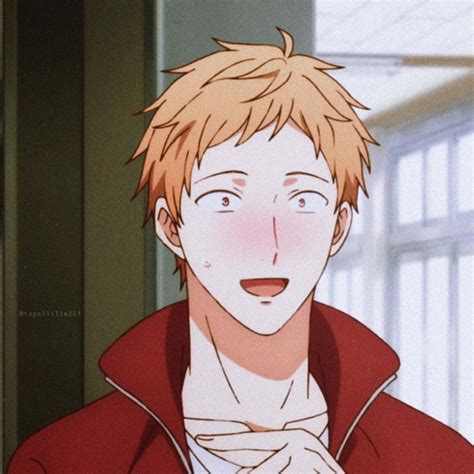 Downloaden Einmann Mit Blonden Haaren Und Einer Roten Jacke