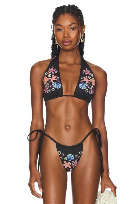 Oceanus Marissa Bikini Top In Multicolor Revolve