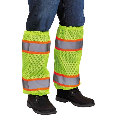 Two Tone Hi Vis Leg Gaiters Ergodyne