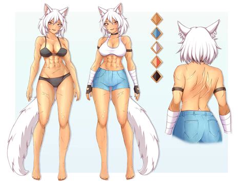 Reference Sheet Oc Design Commission 1 Done By Rinka Tyan On Deviantart