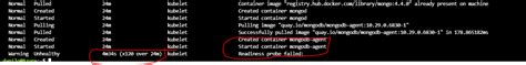 Readiness Probe Fail Mongodb Agent · Issue 474 · Mongodbmongodb Kubernetes Operator · Github