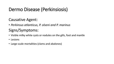 Notable Diseases Of Shellfish Pptx