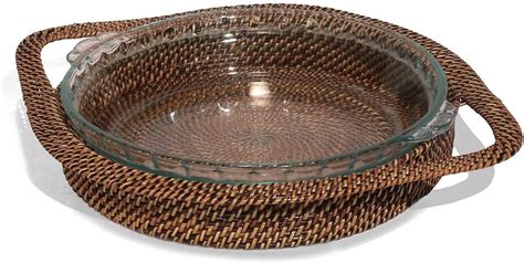 Elegant Round Pie Holder With Glass Pie Insert
