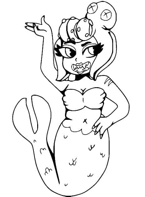 Cala Maria In Cuphead Coloring Page Download Print Or Color Online For Free