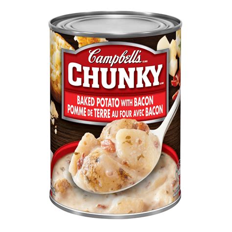 Campbells Chunky Soup Baked Potato With Bacon 540ml 18 25 Oz