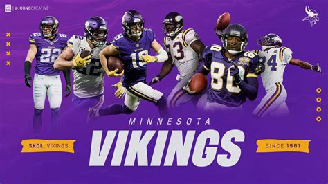 Minnesota Vikings Players Wallpapers Wallpaper Cave
