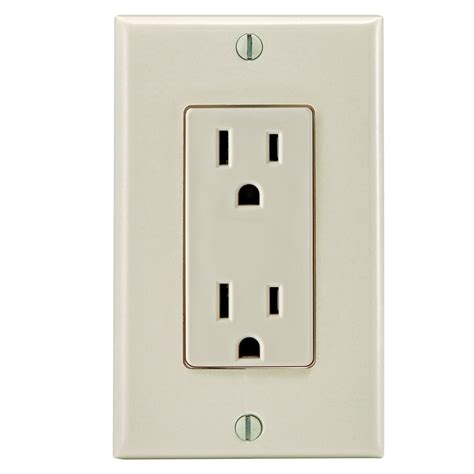 15a Decora Duplex Receptacle With Matching Wallplate 5675 Leviton