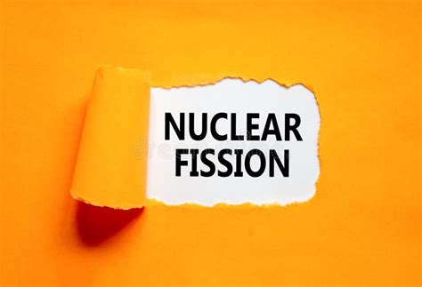 Nuclear Fission Symbol Concept Words Nuclear Fission On Beautiful