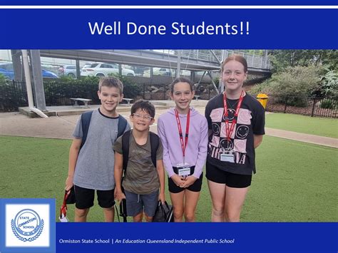 🎶🎉 Over The Weekend Four Of Our Ormiston State School Facebook