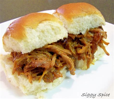 Siggy Spice Root Beer Bbq Pulled Pork Sliders