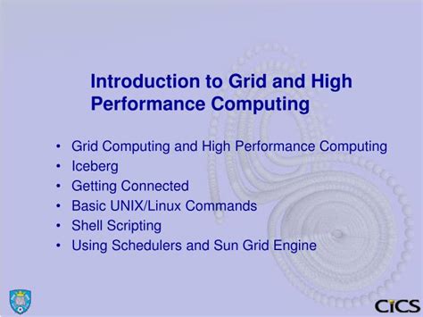 Ppt Introduction To Grid And High Performance Computing Powerpoint Presentation Id6996253