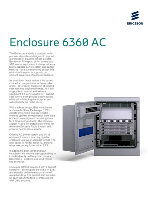 Enclosure 6360 Ac Datasheet Pdf Alternating Current Electric Power