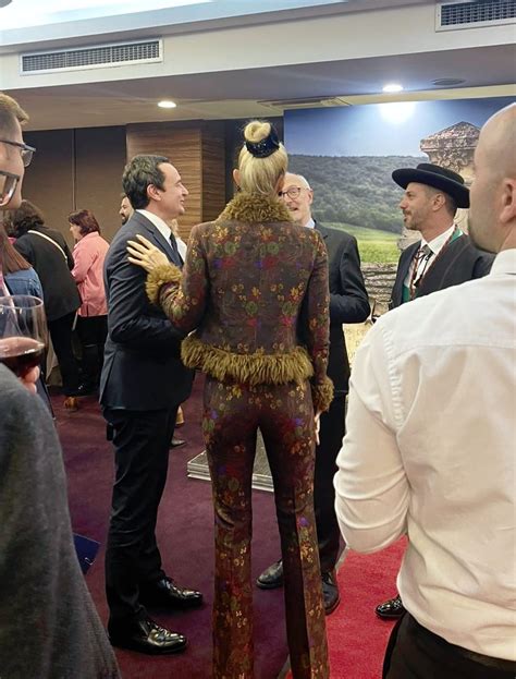 Diellza Kolgeci Enjoys The Party Organized By The French Ambassador