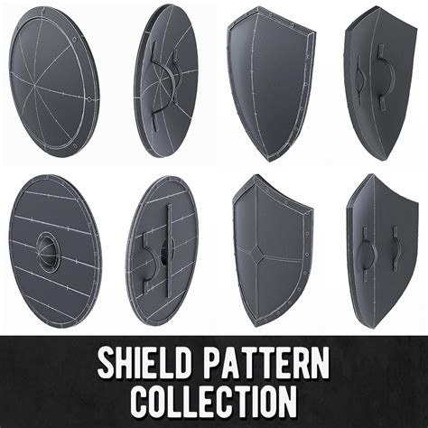 Shield Pattern Collection Digital Download Pdf